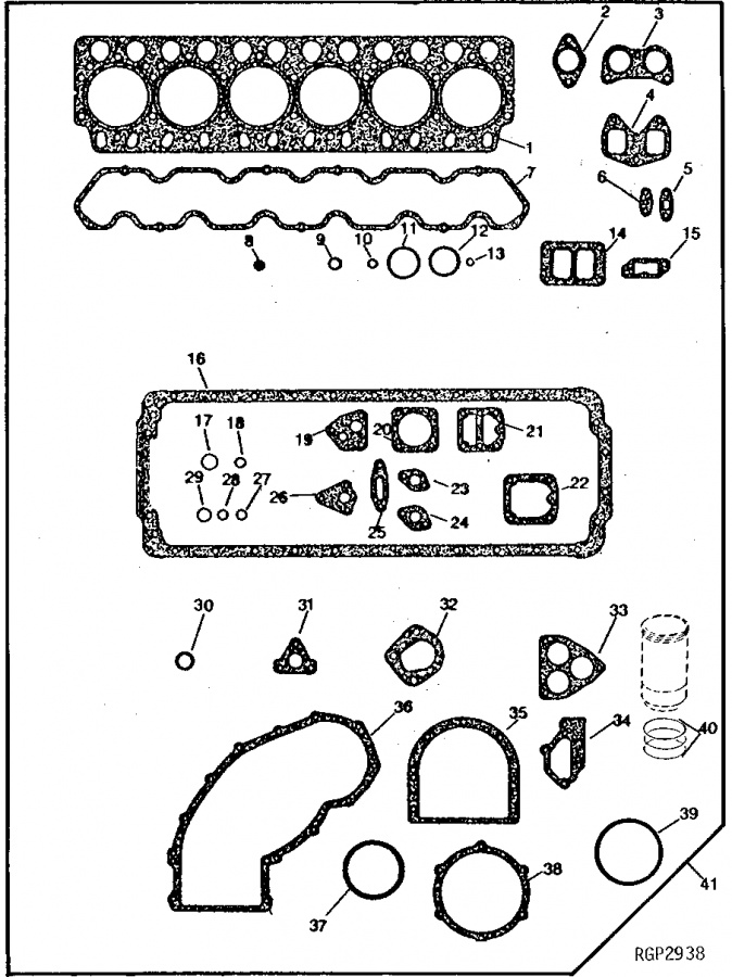 RE17050 KIT EMPACADURAS COMPLETO - Gepsa